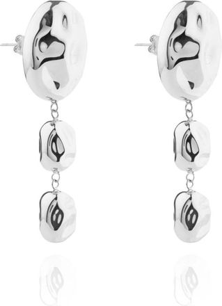 Federica Tosi Femme, Accessoires, Gris, Taille: ONE Size Earrings