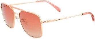 Zadig&Voltaire unisex, Accessoires, Jaune, Taille: ONE Size Lunettes de soleil en m&eacute;tal multicolore