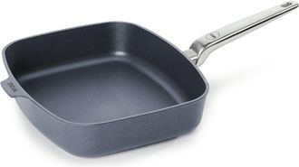Woll Diamond LITE Pro Induktion, Gusspfanne rechteckig mit Edelstahlstiel, 30 x 26 cm, 7 cm hoch