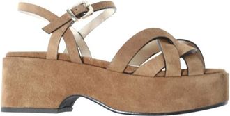 Duccio del Duca Femme, Chaussures, Brun, Taille: 36 EU Sandalo