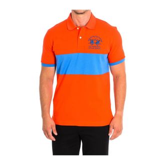 La Martina Kurz&auml;rmeliges Poloshirt - - Tops - Herren - Orange - S