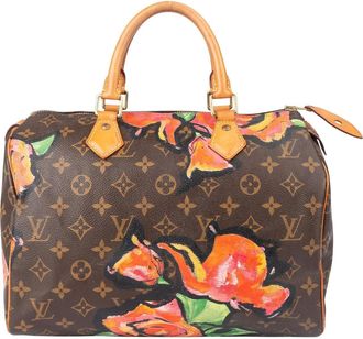Louis Vuitton Crossbody Bags - Louis Vuitton Canvas Monogram Roses By Stephen Spr - Gr. unisize - in Braun - f&uuml;r Damen