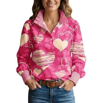 Generic 2026 Chemise Femme Saint-Valentin Manches Longues Sweat Pull Col Rond Couleur Unie Top Sweater Outdoor Oversize Vetement pour Printemps Automne Hiver 