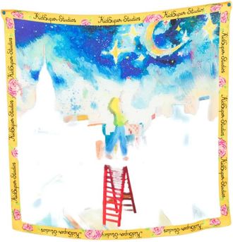 KidSuper Studios Homme, Accessoires, Multicolore, Taille: ONE Size Scrf-01 Scarf