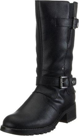 Dockers by Gerli Femme Botte de Pluie, Noir Turquoise 49LC201 787164, 42 EU