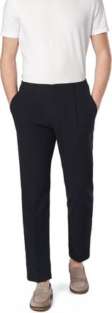 Strellson Herren Bundfaltenhose blau