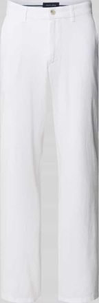 Christian Berg Wide Fit Hose aus Leinen-Viskose-Mix mit Eingrifftaschen