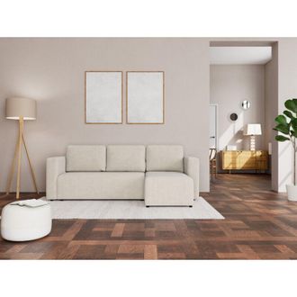 Best Mobilier Bestmobilier - Canopy - canapé dangle réversible 4 places convertible avec coffre en velours côtelé