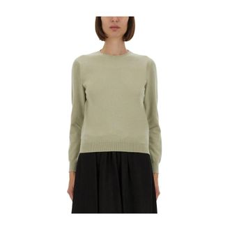 Maison Margiela Rundhals-Strickware - - Knitwear - Damen - Gr&uuml;n - M