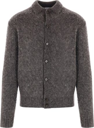 Aspesi Cardigan mit gebürstetem Finish - Grau