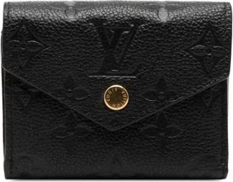 Louis Vuitton Portefeuille Victorine Pre-owned - Femme - Pre-owned - Noir - Taille: ONE Size