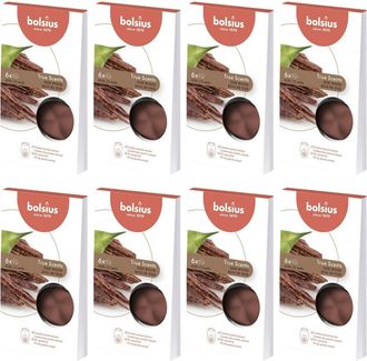 Bolsius Bolsius Aromatic Wax Melts 8 x 6er Pack (48 St&uuml;ck) Duft Schmelzbl&uuml;ten Wachs (Oud Wood (70))