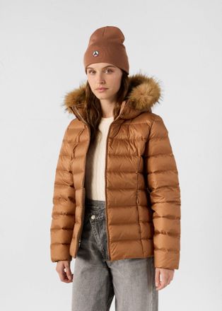 Jott Doudoune &agrave; capuche Grand Froid Sucre roux Luxe - Taille M