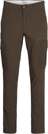 Jack & Jones Jpstmarco Jjjoe Cargo Pantalon, Beige fonc&eacute;, 27W x 32L Homme