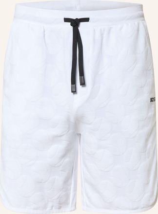 HUGO BOSS Sweatshorts Member weiss