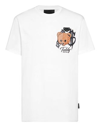 Philipp Plein T-Shirt Rundhalsausschnitt Teddy