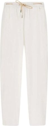Herno Femme, Pantalons, Blanc, Taille: 36 FR Cropped Pantalons