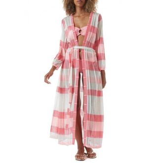Melissa Odabash Femme, Pulls, Rose, Taille: 38 FR Mare Long Kaftan