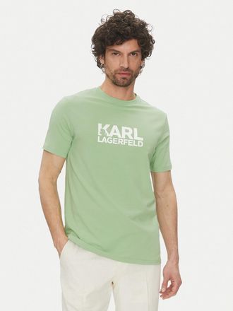 Karl Lagerfeld T-Shirt 755087 552235 Grün Regular Fit