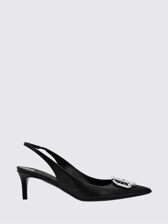 Philipp Plein Escarpins slingback Gothic en cuir &agrave; monogramme avec talon moyen