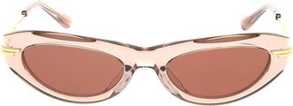 Bottega Veneta Stylische Sonnenbrille f&uuml;r modischen Look - - Accessories - unisex - Beige - ONE SIZE