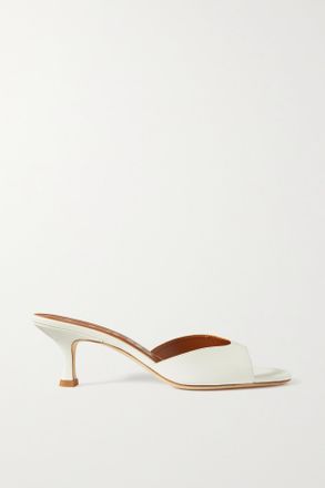 Staud Mules En Cuir Brigitte - Blanc