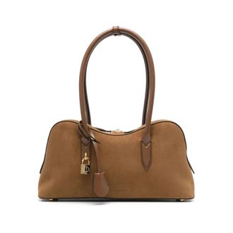 Stella McCartney Braune Top-Griff-Schloss-Tasche - - Bags - Damen - Braun - ONE SIZE
