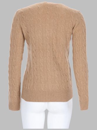 Polo Ralph Lauren Womens Jumper Julianna Wool And Cashmere Brown Jumpers Sweater