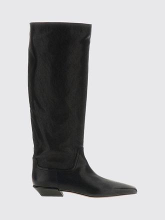 PARIS TEXAS Bottes hautes Bettina en cuir de veau avec talon bas