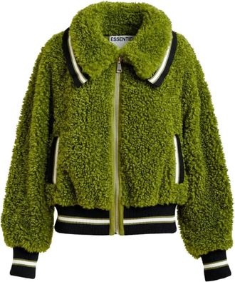 Essentiel Femme, Vestes, Vert, Taille: 36 FR Iwill Bomber Jacket