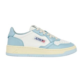 Autry Femme, Chaussures, Bleu, Taille: 37 EU Baskets basses dinspiration vintage en blanc et bleu clair