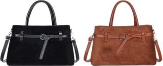 Generic Sac fourre-tout en polyur&eacute;thane givr&eacute; pour femme pour lautomne et lhiver Sac &agrave; bandouli&egrave;re &eacute;l&eacute;gant avec poign&eacute;e sur le dessus pour le quotidien et les