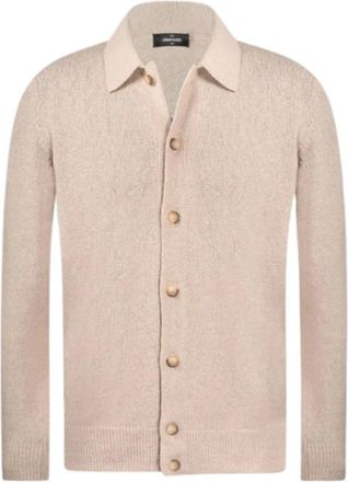 Gran Sasso Homme, Pulls, Beige, Taille: 2XL Cardigan