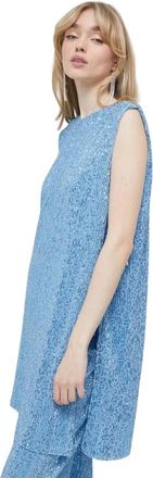 Stine Goya Femme, Blouses et Chemises, Bleu, Taille: 38 FR Blouse &agrave; sequins