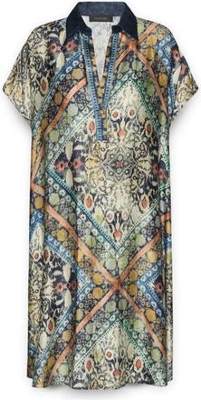 Elena Miro Damen, Kleider, Mehrfarbig, L/XLGröße