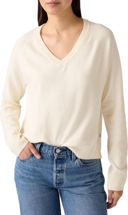 Levi's Super Soft Vneck Pullover Tofu