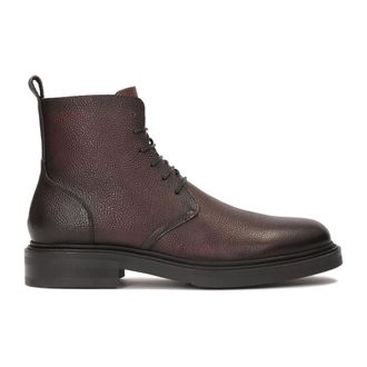 Kazar Maroon Schn&uuml;rsenkel Erbsenlederstiefel - - Shoes - Herren - Braun - 41 EU