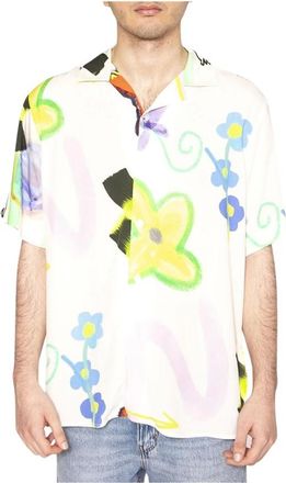 OAS Oas, Homme, Chemises, Multicolore, Taille: M Chemise &agrave; Manches Courtes
