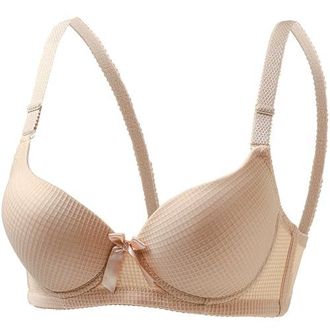 Generic V&ecirc;tements de grossesse pour femmes et plus hautes - sans armatures, coton fin pour b&eacute;b&eacute;, sous-v&ecirc;tements confortables et respirants, beige, 40