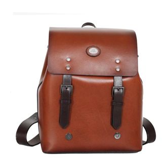 The Bridge Lorenzo Brauner Lederrucksack - - Bags - Damen - Braun - ONE SIZE