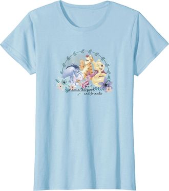 Disney Winnie The Pooh And Friends Floral Portrait T-Shirt