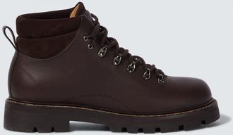 Loro Piana Schnürstiefel Beinn Walk aus Leder