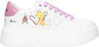 Braccialini Femme, Chaussures, Blanc, Taille: 38 EU Baskets Lt