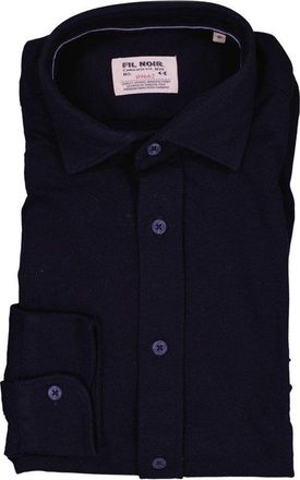 Fil Noir Herren Hemd blau