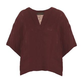 Kaos Kaos, Damen, Blusen & Hemden, Braun, LGr&ouml;&szlig;e