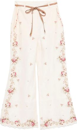 Zimmermann pantalon Patience &agrave; fleurs - Tons neutres