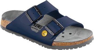 Birkenstock 89430-45-normales Fu&szlig;sbett ESD Berufsschuh Arizona Antistatik Birko-Flor Gr. 45-normales Fu&szlig;bett, Blau (Blau), EU, 00089430450, 45 EU