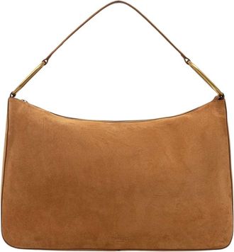 Twinset Liliane Grand Sac Cabas en Daim - Femme - Sacs - Brun - Taille: ONE Size