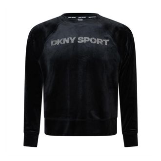 DKNY Sweatshirt f&uuml;r Damen, Logo (Schwarz)