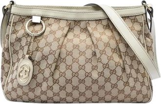 Gucci Pre-owned Sukey Crossbody - - Pre-owned - Damen - Beige - ONE SIZE